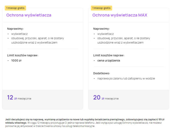 Play – ochrona wyświetlacza i ubezpieczenie telefonu. Sprawdź usługi ...